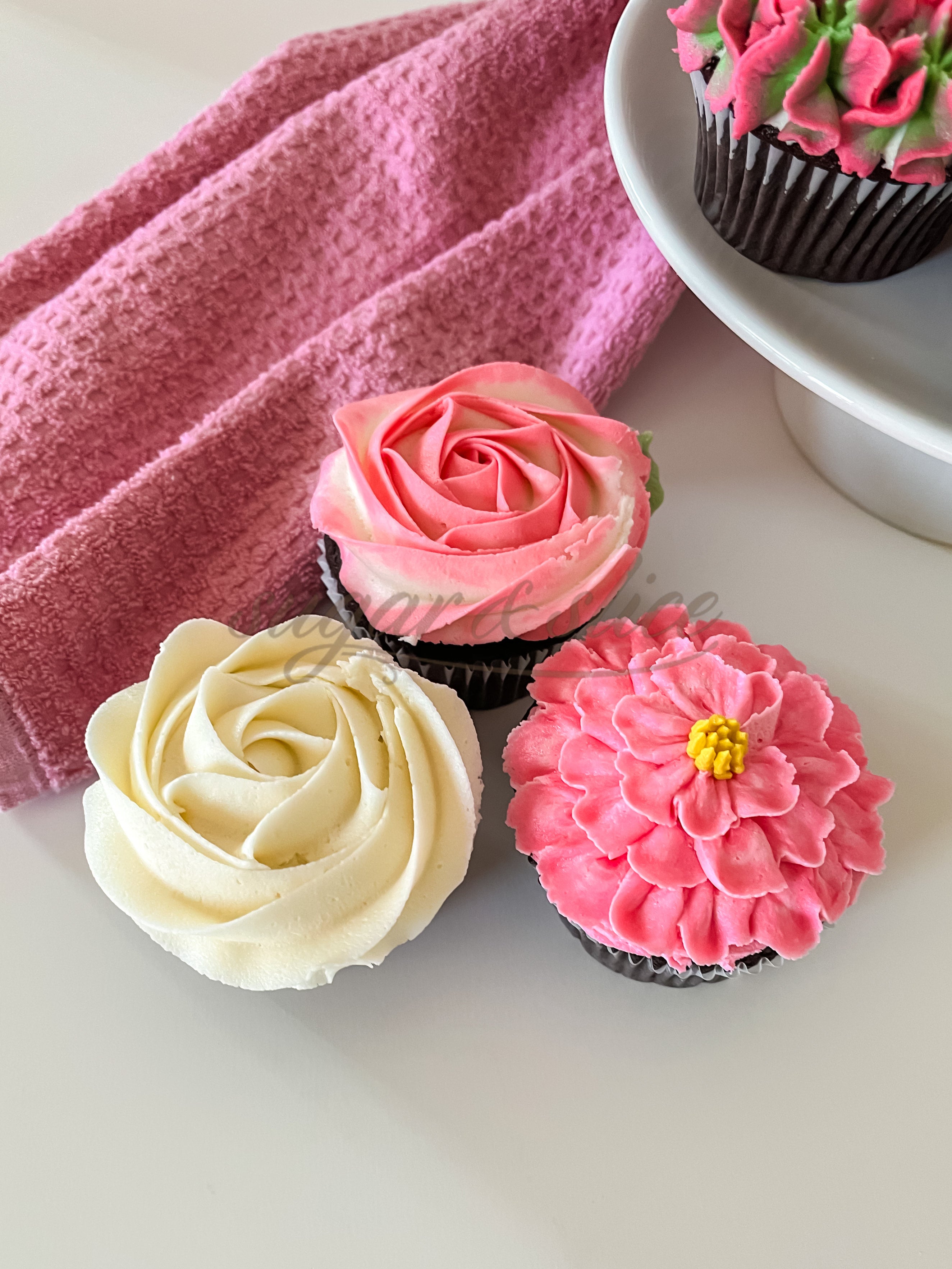Floral Cupcake Box of 6 or 12- Regular Size | Sugar and Slice
